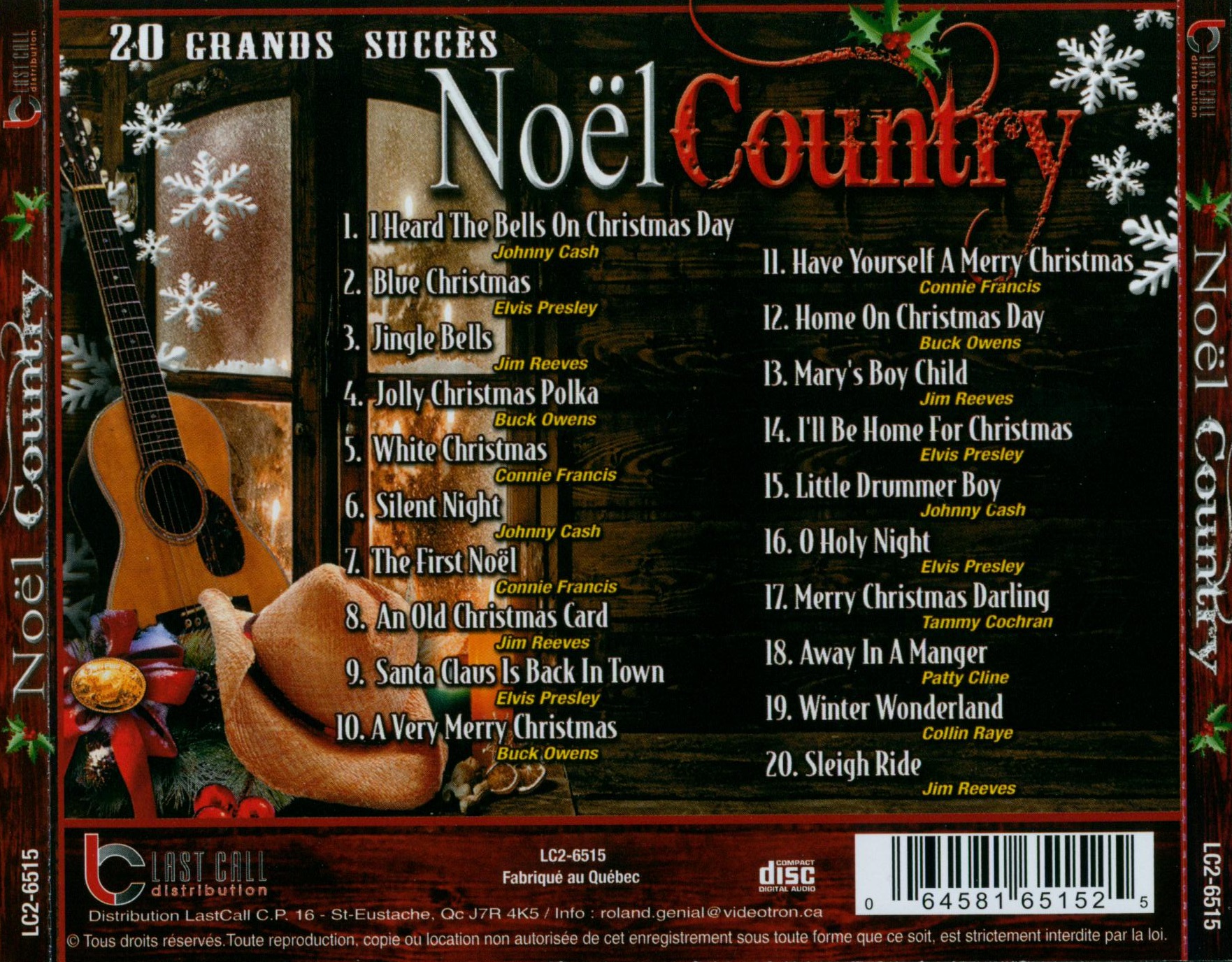 Noël country - 20 grands succès | Artistes variés