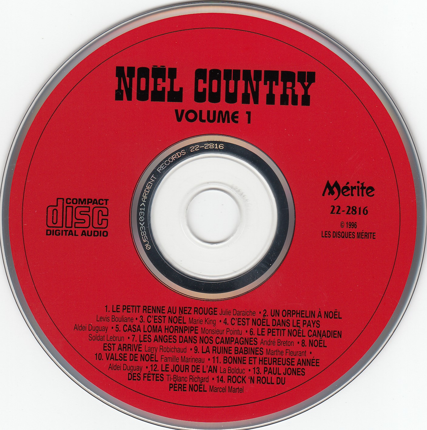Noël country volume 1 (c. 1993) | Artistes variés