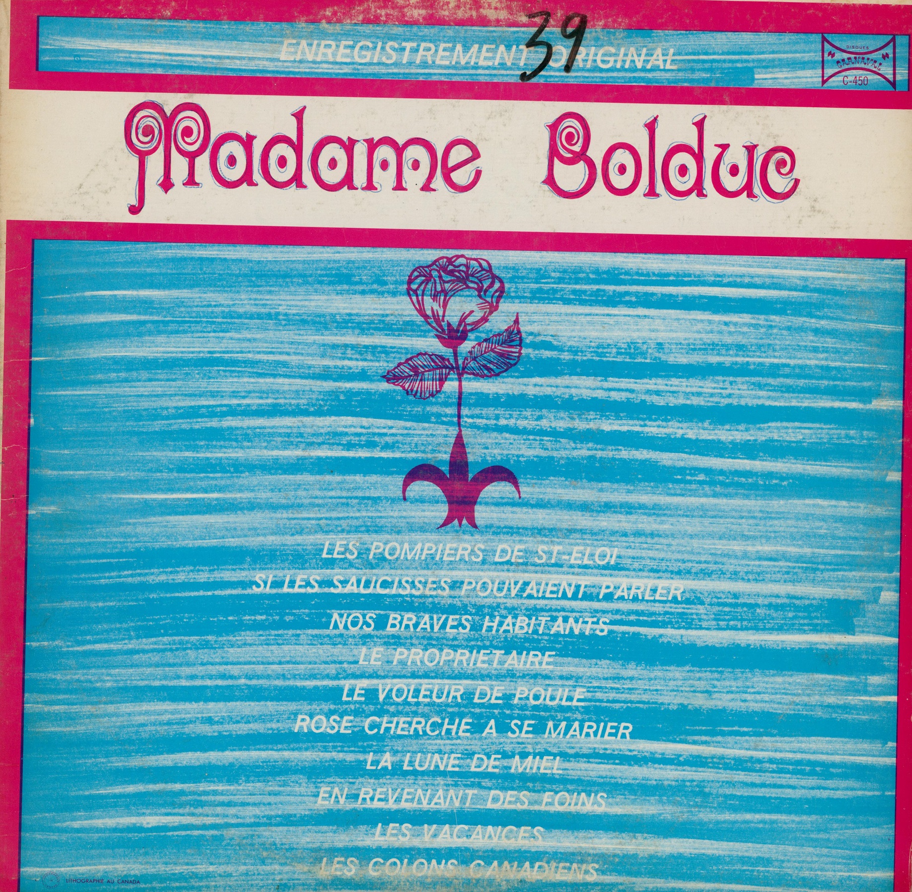 Madame Bolduc (1963) | La Bolduc