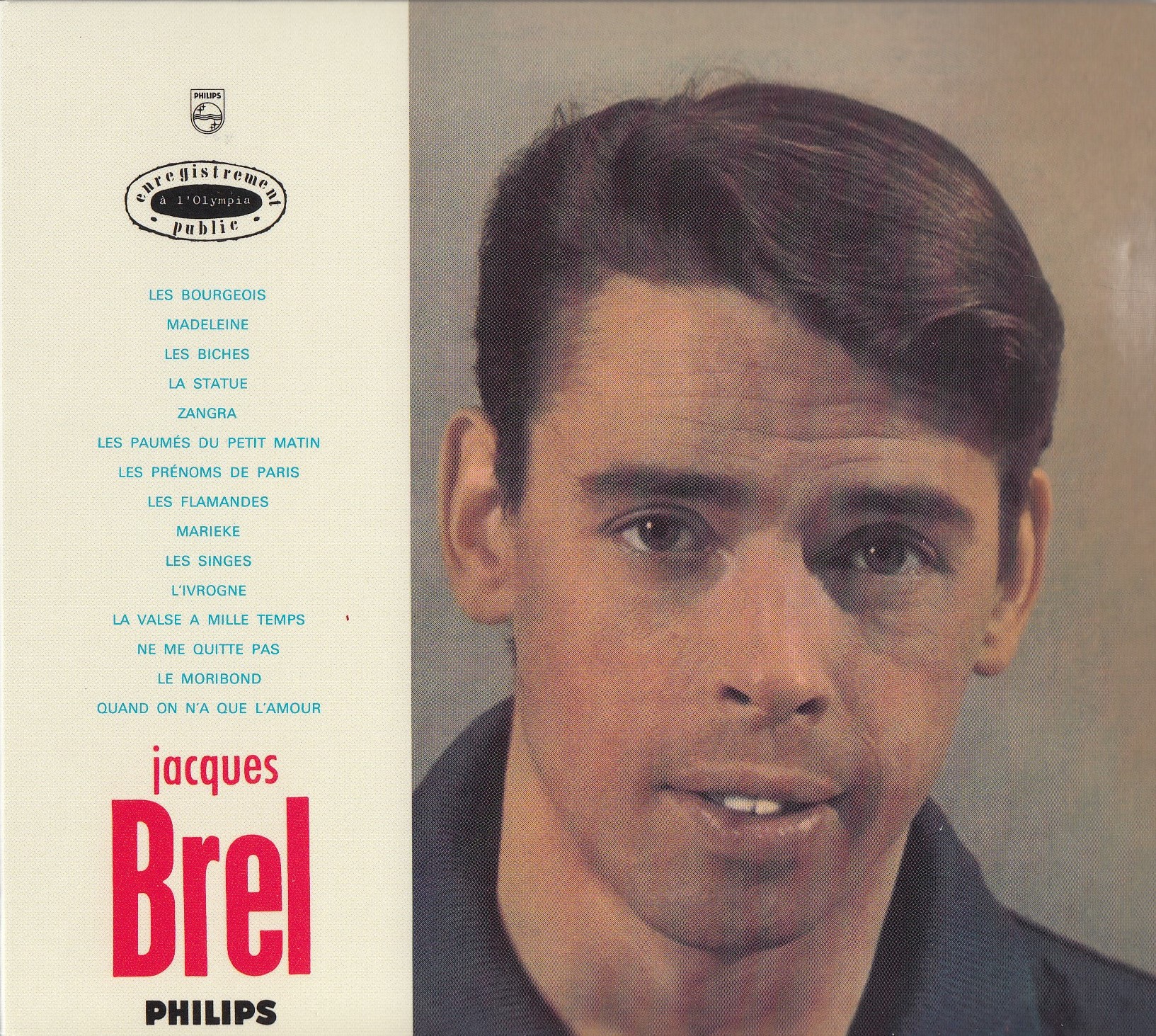 Enregistrement public à l'Olympia 1961 (2003) | Jacques Brel
