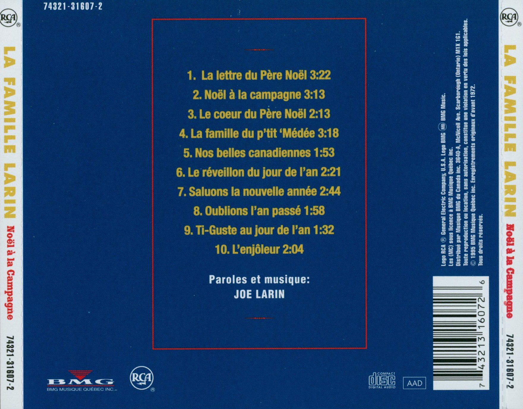 Noël à la campagne (1995) | La Famille Larin