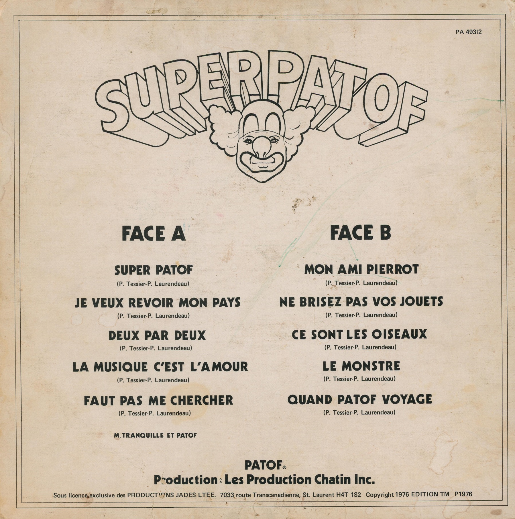 Super Patof (1976) | Patof