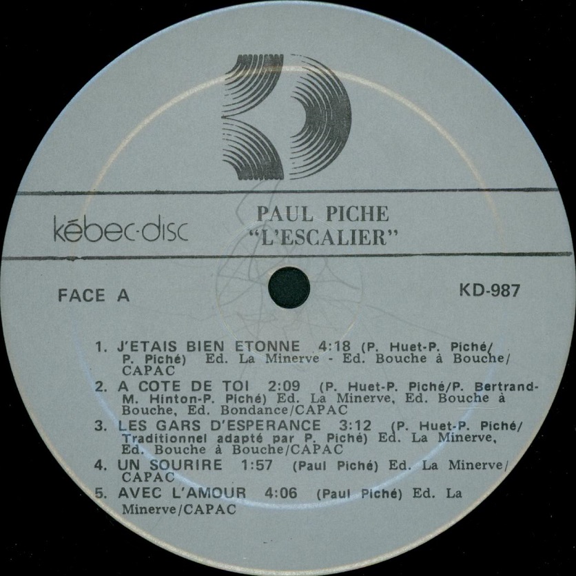 L'escalier (1980) | Paul Piché