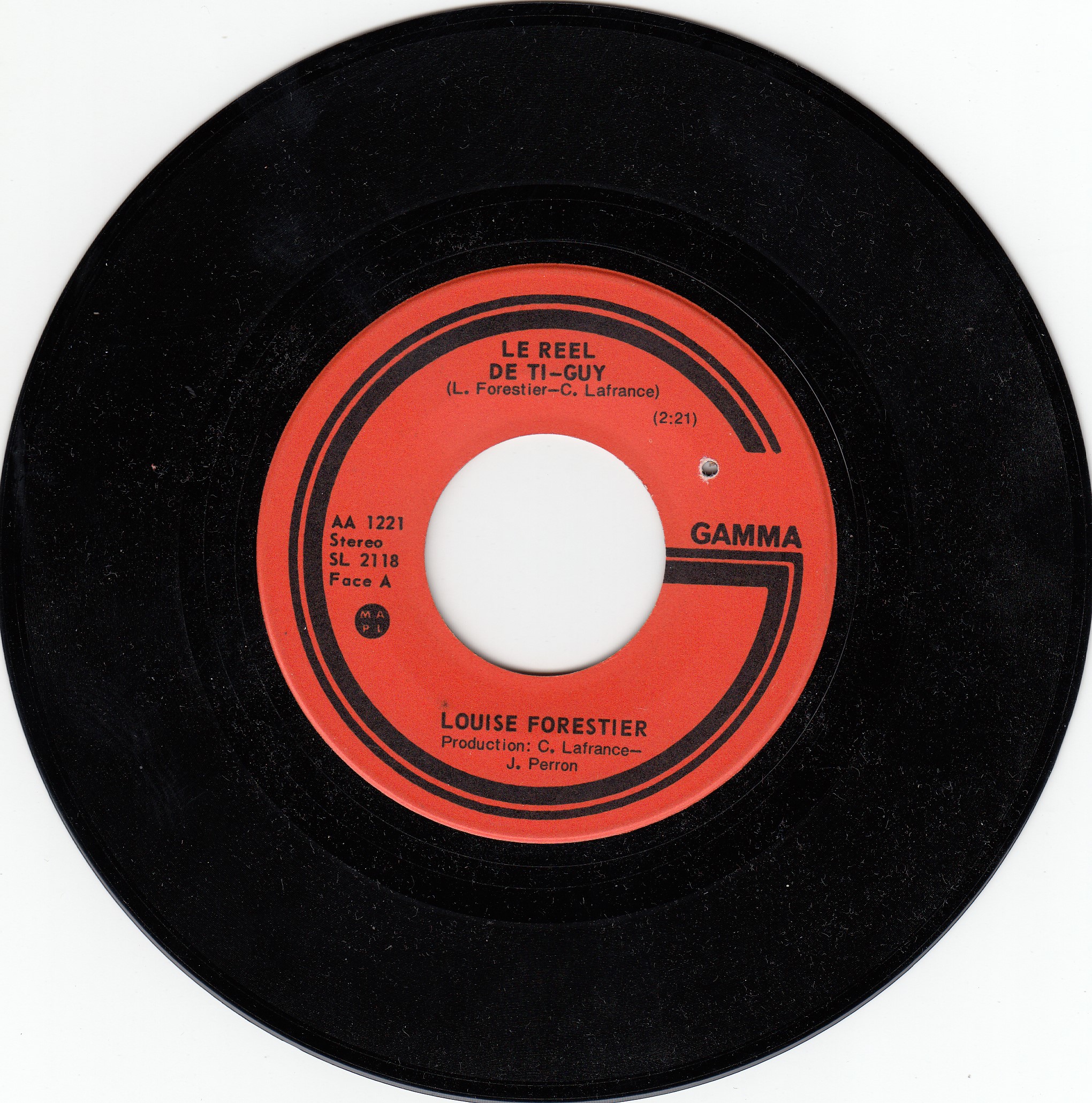 Le reel de Ti-Guy (1974) | Louise Forestier