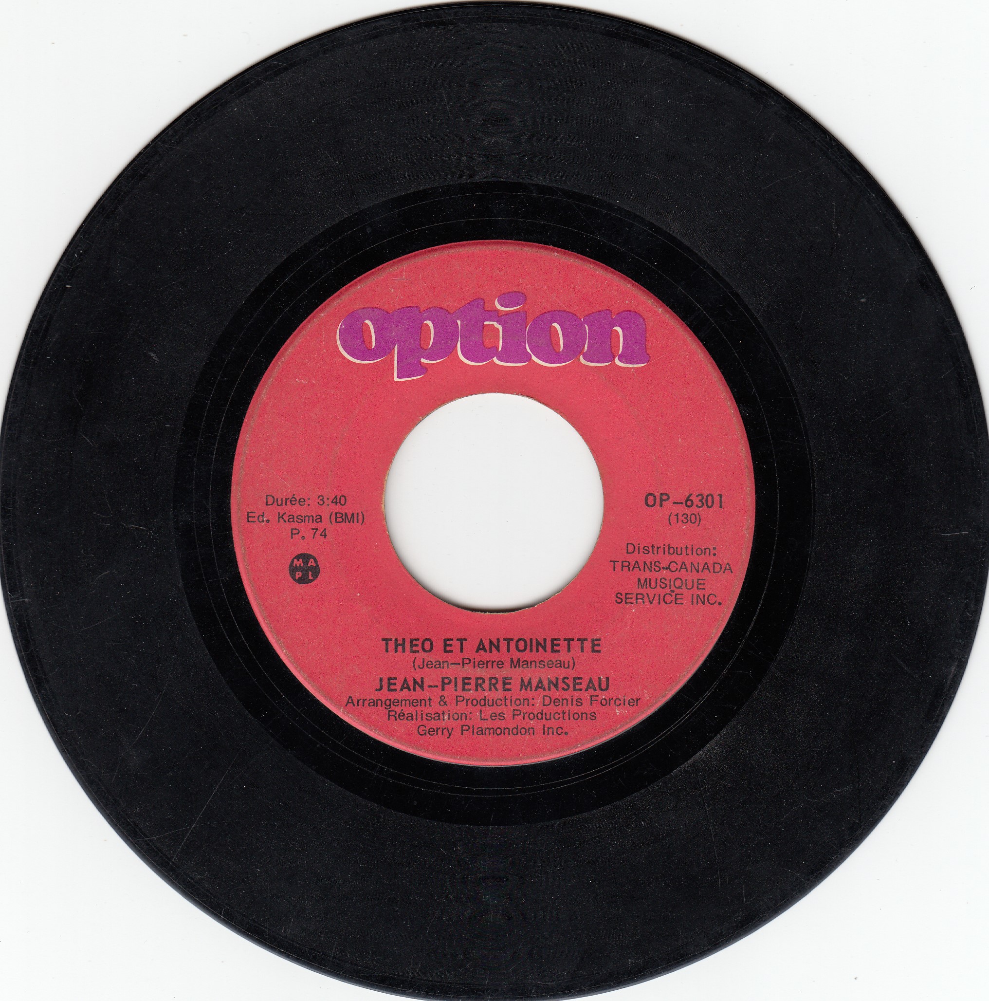 Théo et Antoinette (1974) | Jean-Pierre Manseau